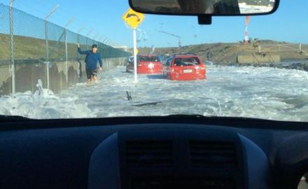 Wellington.Scoop » Moa Point road closed again by big waves