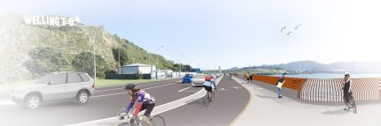 Wellington.Scoop » Official start to “iconic” cycleway on Cobham Drive