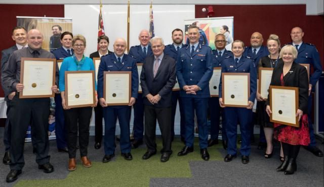 Wellington.Scoop » Outstanding police staff receive Woolf Fisher ...
