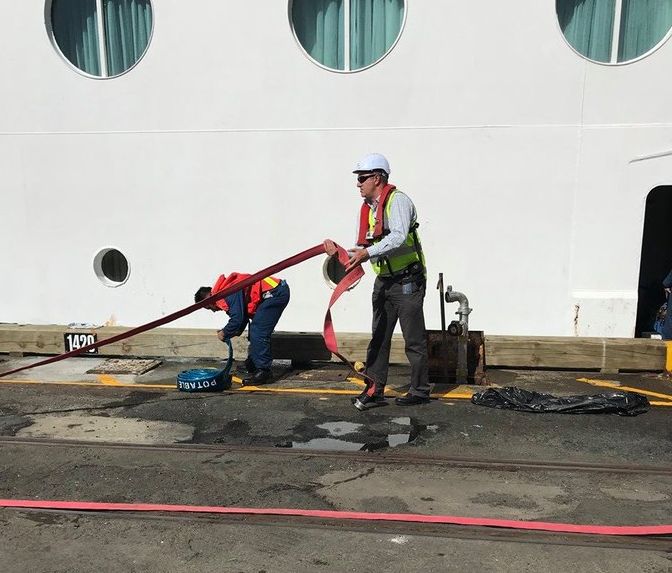 Wellington.Scoop » Diesel oil spill from cruise ship cleaned up at ...