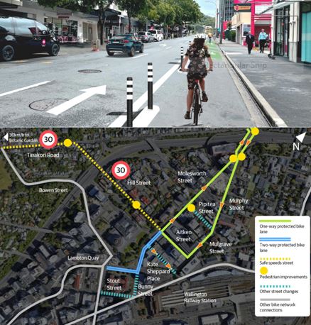 Wellington.Scoop » Differing opinions on new cycleways in Thorndon