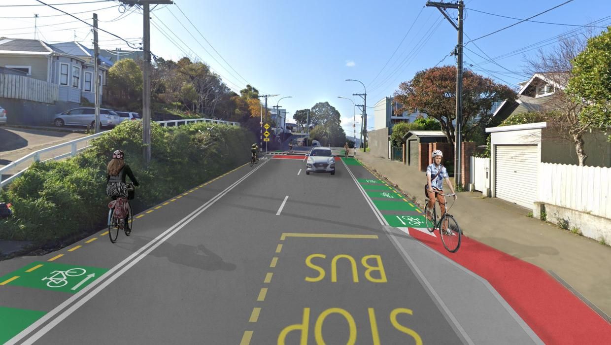 Wellington.Scoop » Safer cycle lanes, fewer car parks, and 8 (!) raised ...