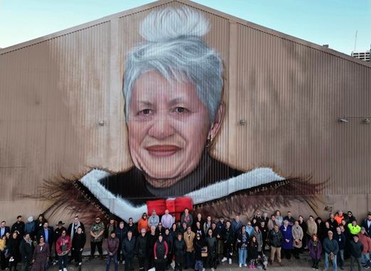 Wellington.Scoop » Waterfront mural honours life and work of June Jackson