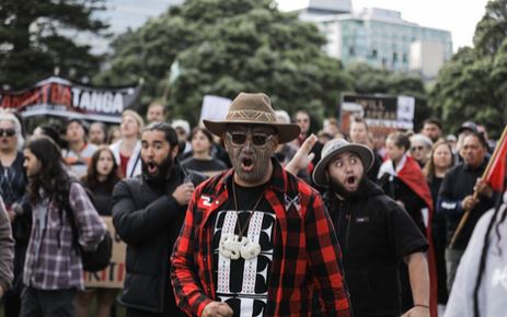 Wellington.Scoop » Te Pati Māori demonstrators march to Parliament