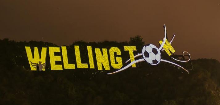 Wellington.Scoop » Wellington sign lights up in Phoenix colours for ...