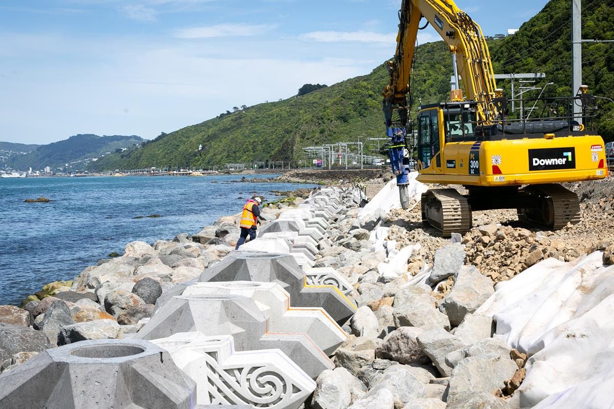 Wellington.Scoop » Work at capacity to build new seawall between ...