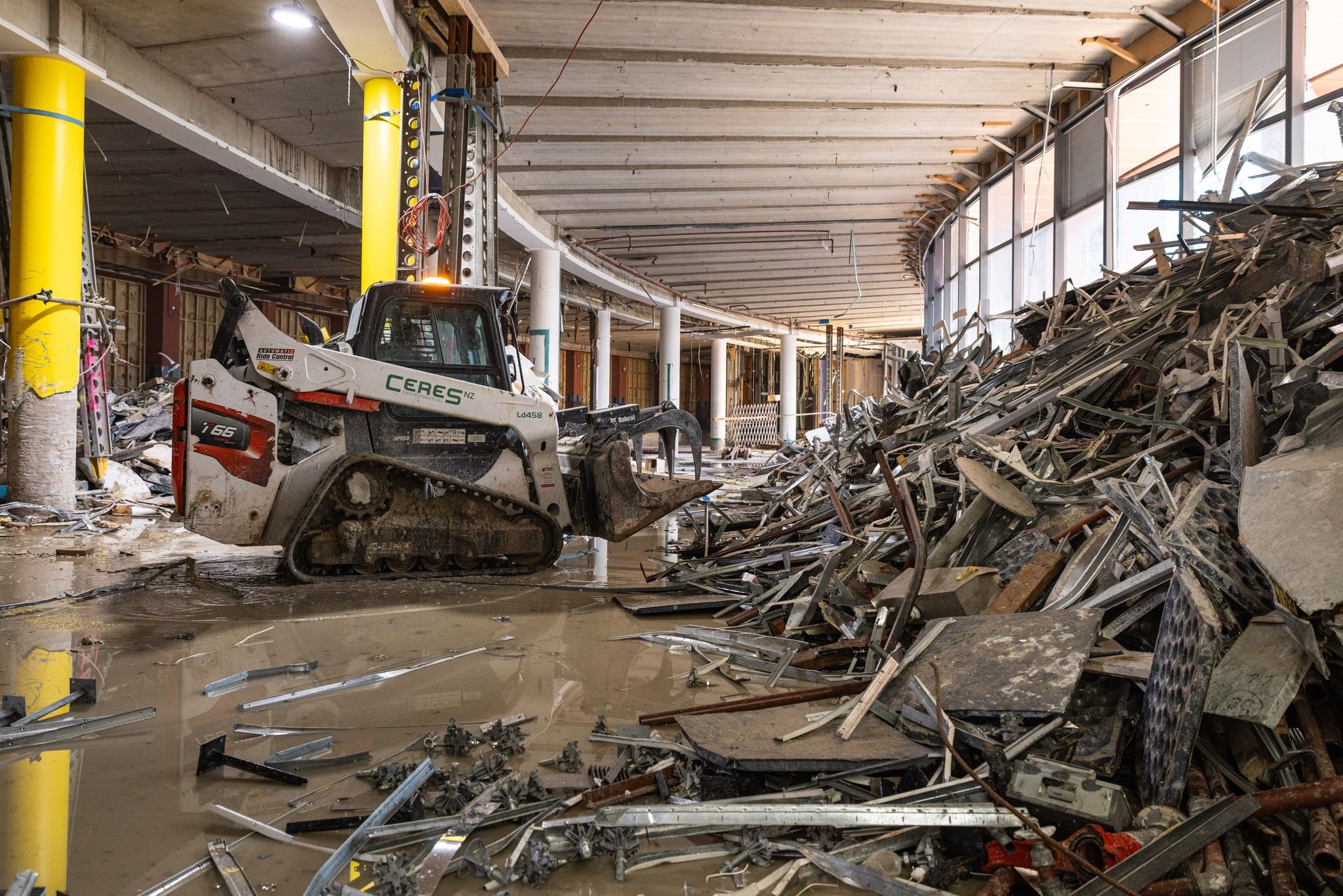Wellington.Scoop » 60 tonnes a day being removed as CAB is demolished