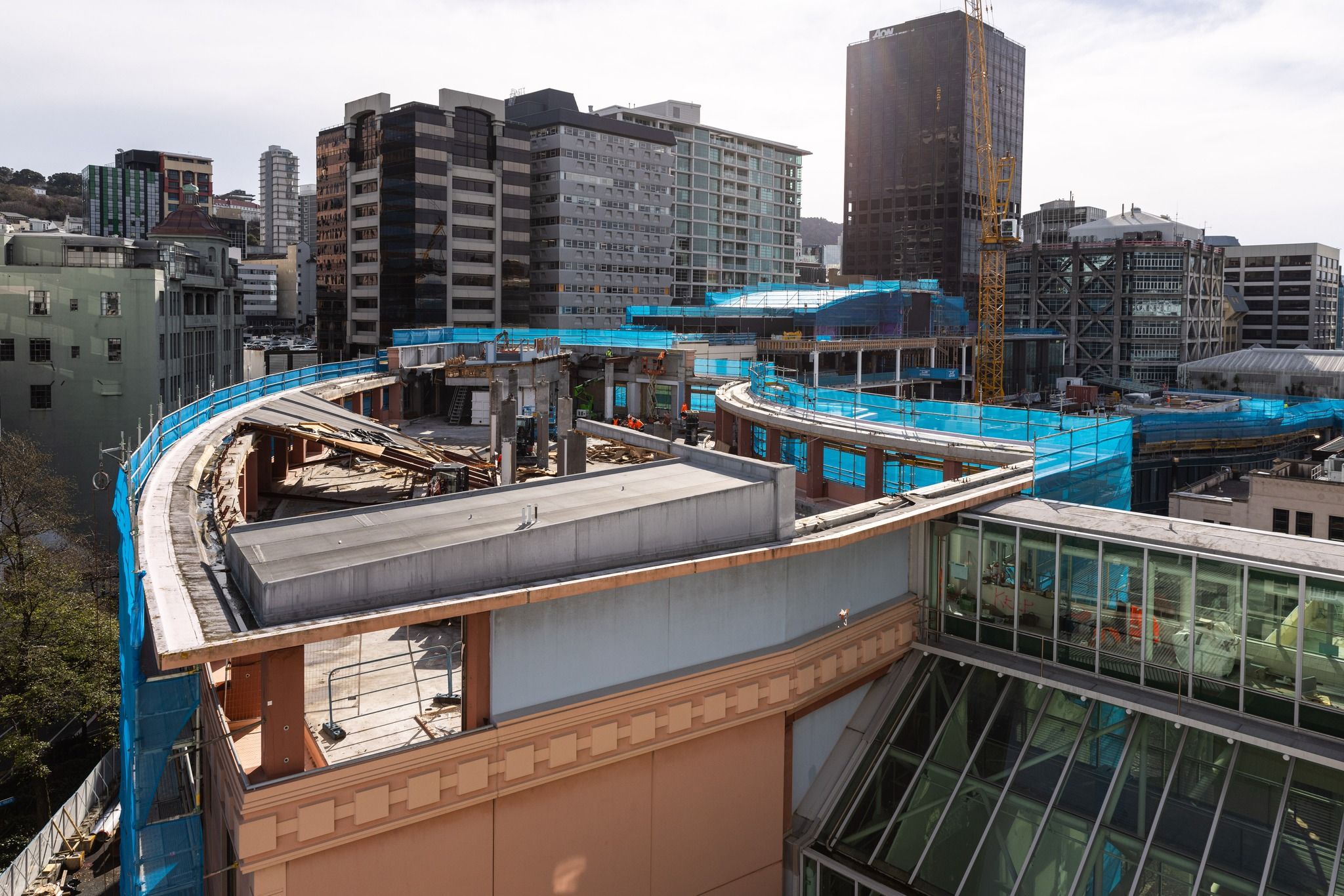 Wellington.Scoop » 60 tonnes a day being removed as CAB is demolished
