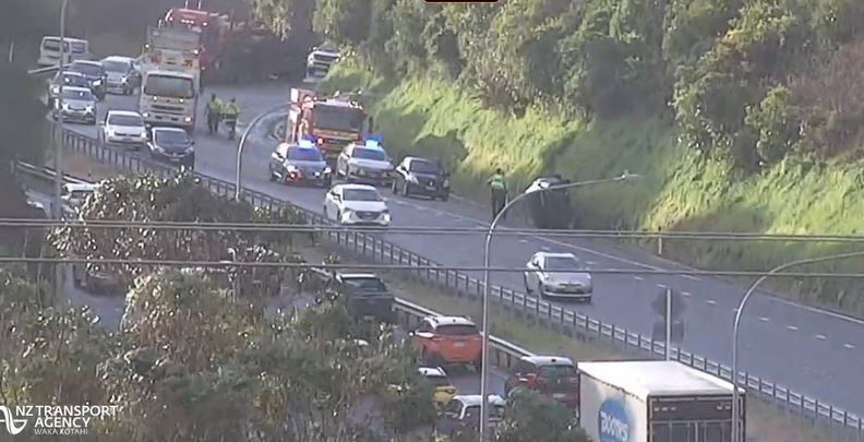 Wellington.Scoop » SH1 traffic backs up after crash near Tawa