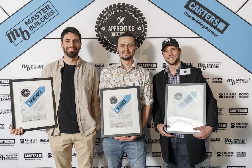 Wellington.Scoop » Masterbuilders name region’s top three apprentices