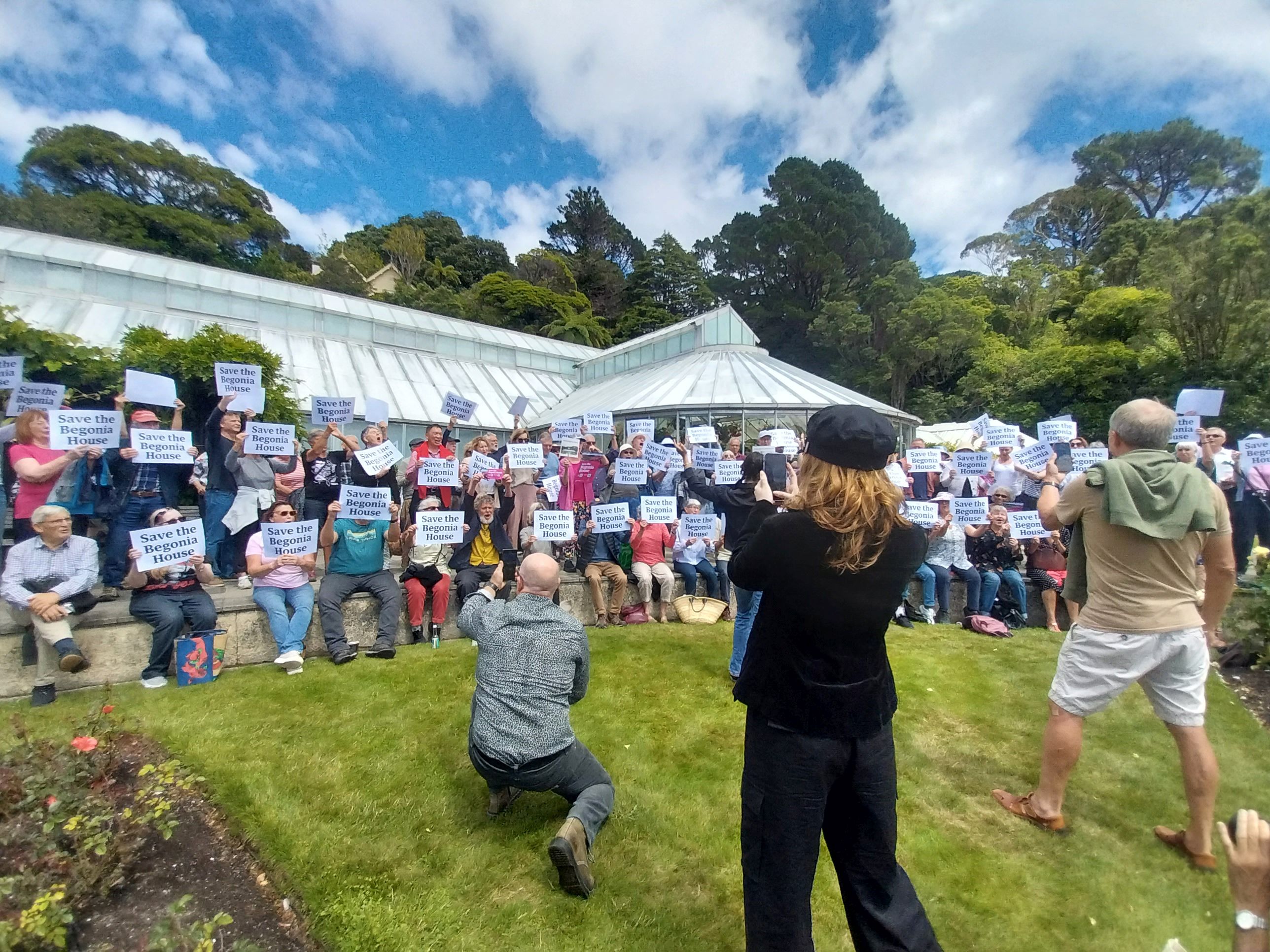Wellington.Scoop » A sit-in in support of the threatened Begonia House